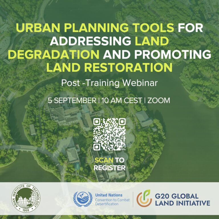 Urban planning tools for addressing land degradation and promoting land ...