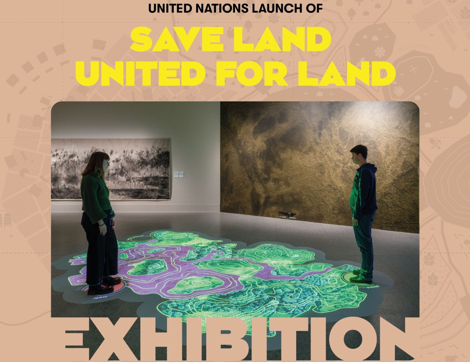 Interactive Discussion of the Save Land. United For Land Exhibition